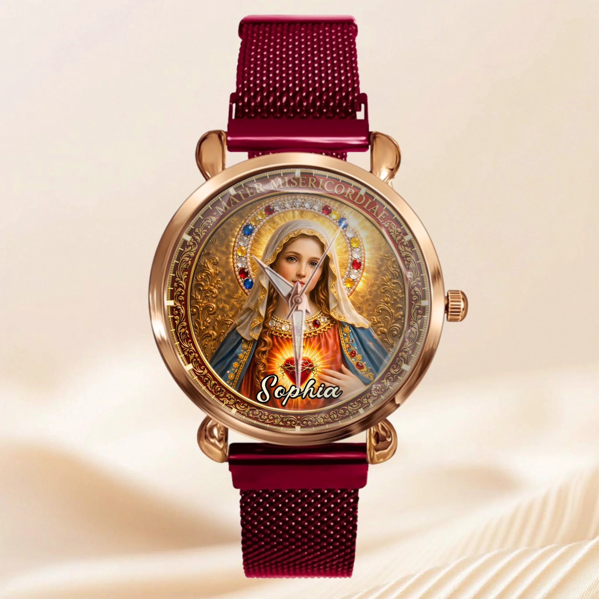 Mater Misericordiae Sacred Heart Watch Customized Watch - Personalized ...