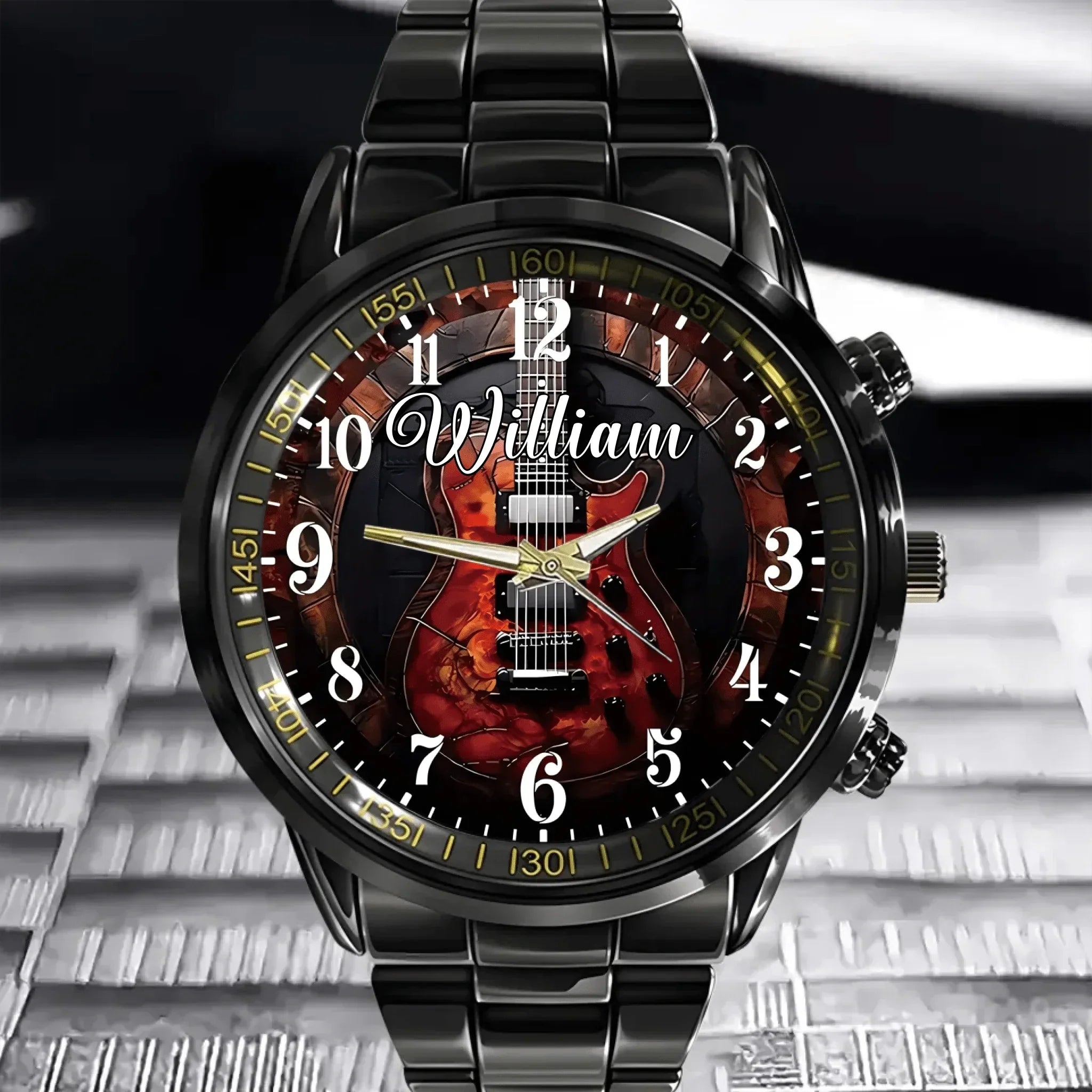Customized Vintage Instrument-themed Watch – Personalized Name and ...